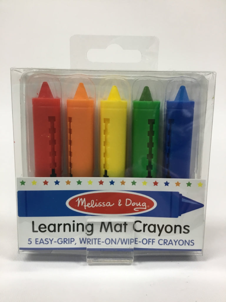 Melissa & Doug Toy - LEARNING MAT CRAYONS/5COLORS – etc. Consignment ...